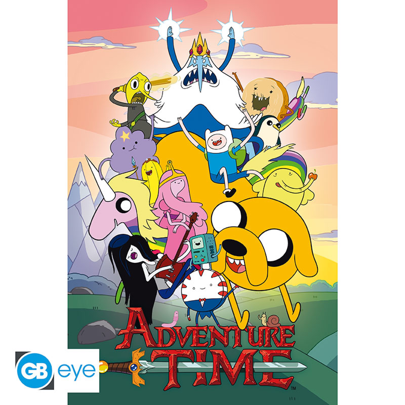 ABYstyle GBYDCO366 ADVENTURE TIME - Poster Maxi 91.51 - Group