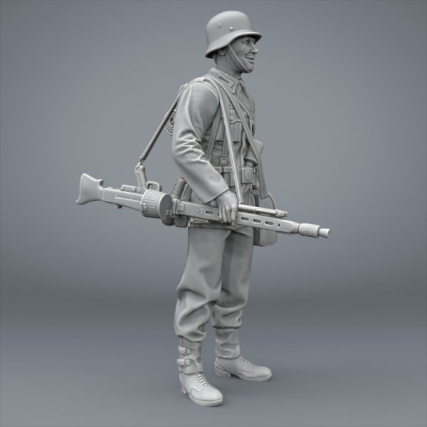 Artejaol Studios AJS0038 German MG42 Gunner WWII stand