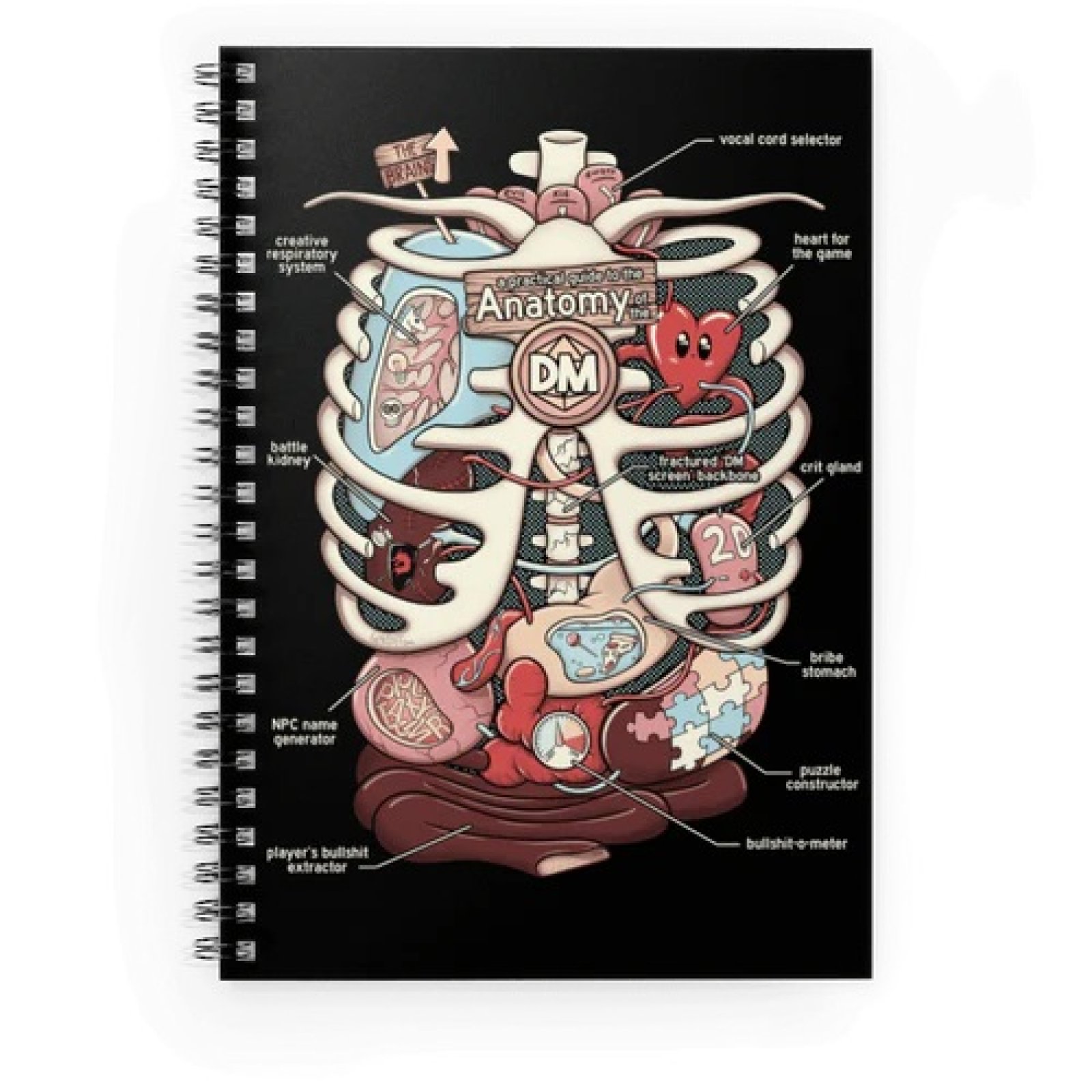 Anatomy of the DM Spiral Notebook GS-NB-1-ANTMYDM