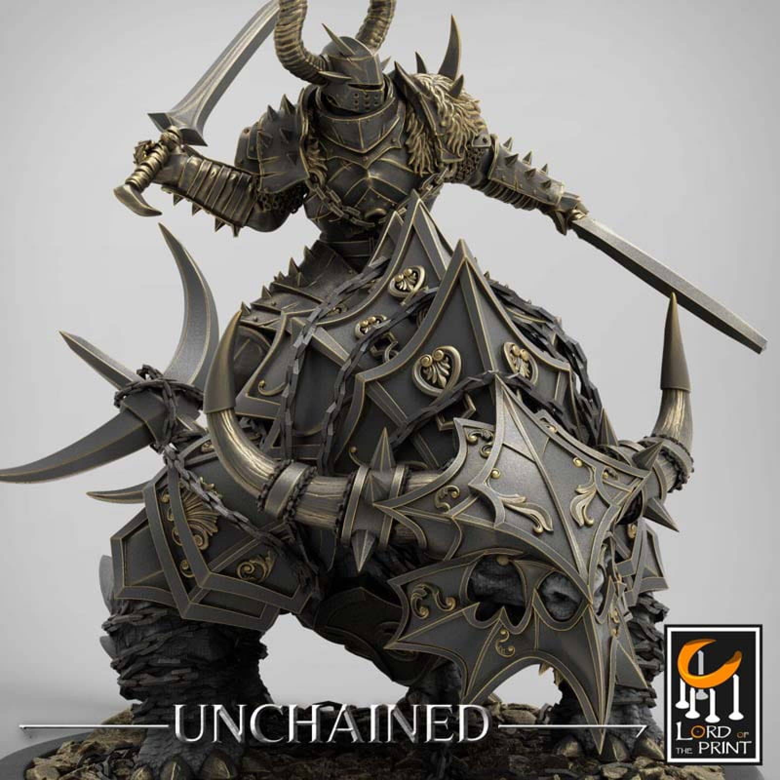 Lord of the Prints LOP0128 Araki mounted by Dual Sword Light soldier Attack