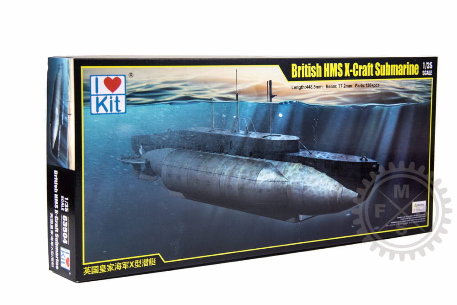 I love Kit ILO63504 British HMS X-Craft Submarine / 1:35