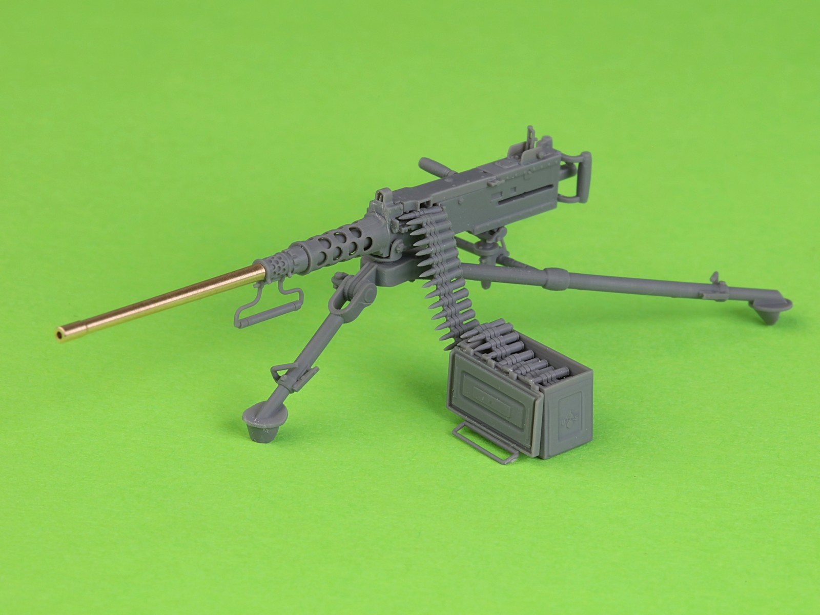 Master Model GM-35-064 Browning M2HB .50 cal (12,7mm) - MG on M3 tripod - WWII version (with M2 ...