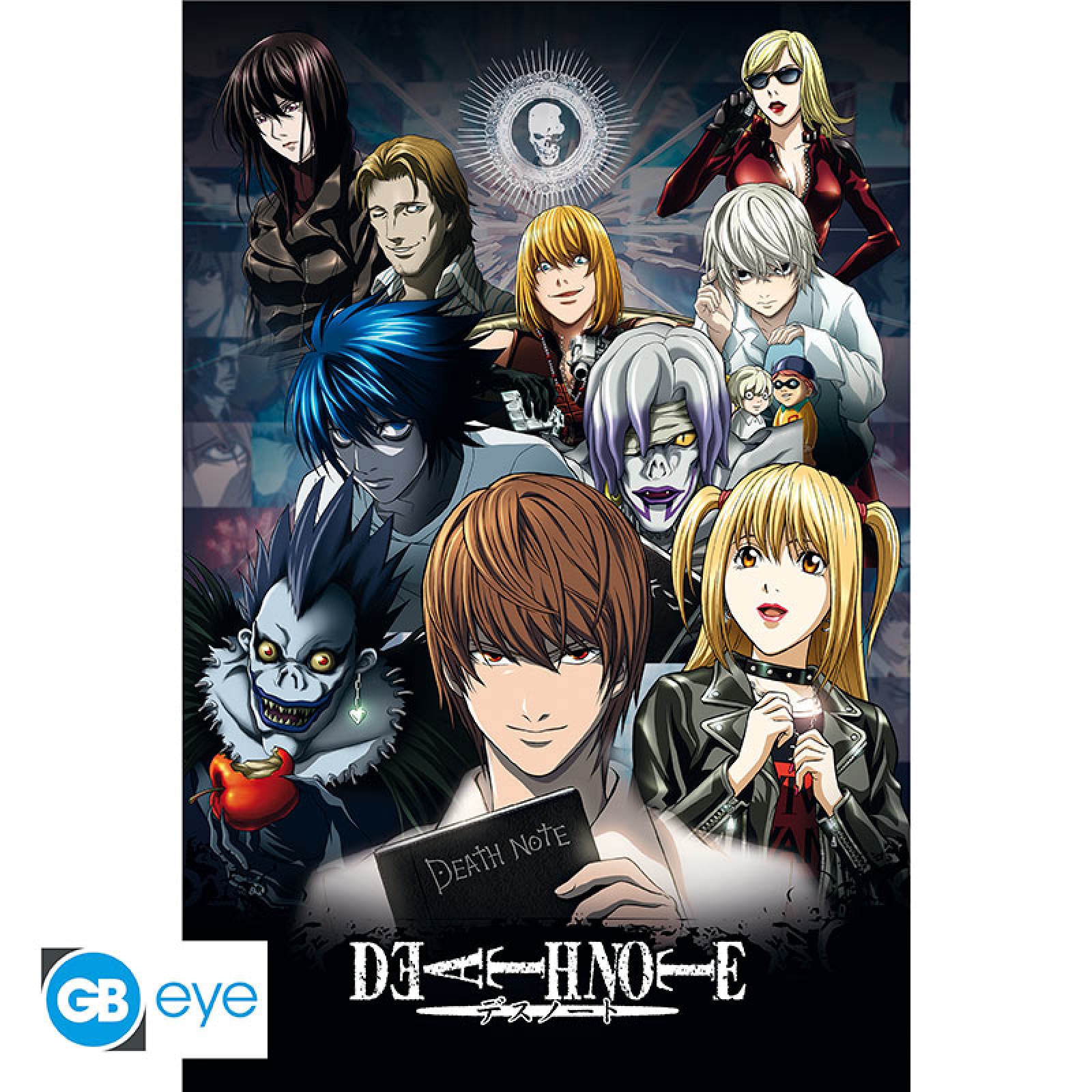 ABYstyle FP3963 DEATH NOTE - Poster Maxi 91.51 - Protagonists