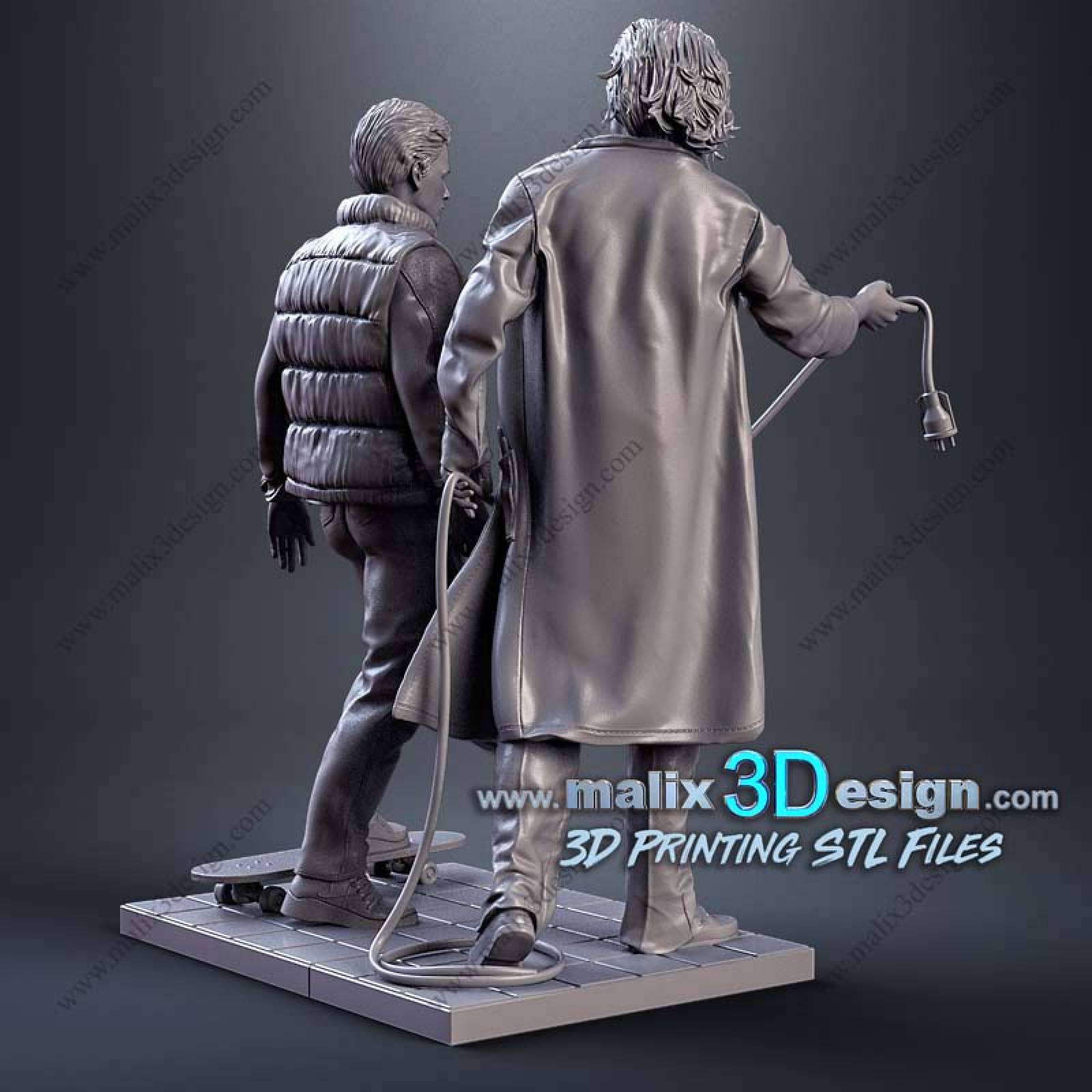 Sanix Sanix0052 Doc and Marty - (Fan Art)