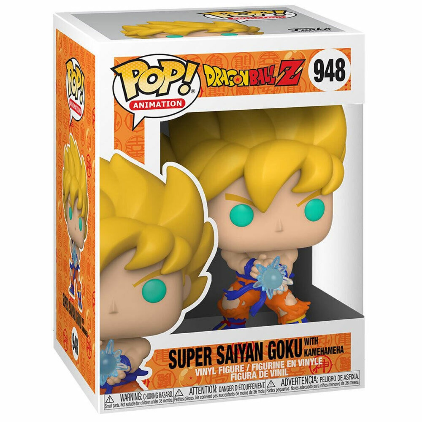 Funko 889698486606 Dragon Ball Z Super Saiyan Goku with Kamehameha Wave ...
