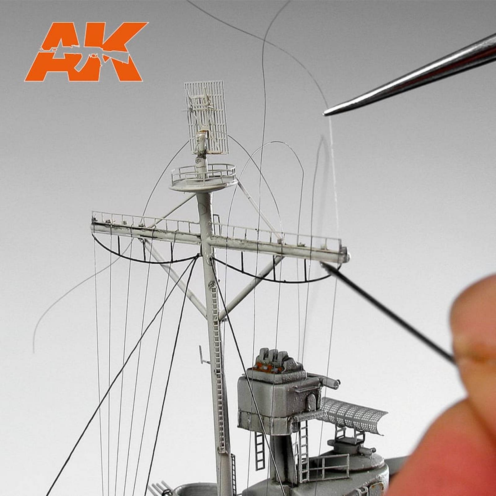 AK Interactive AK-9134 Elastic Rigging Bobbin - Mega-Thin (suitable for ...
