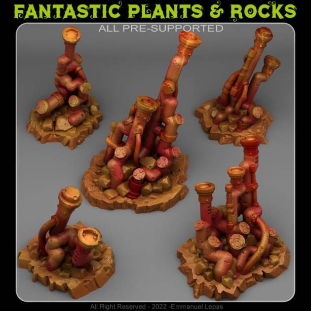 Fantastic Plants and Rocks FPR0153 Abandonned Acid Pipes
