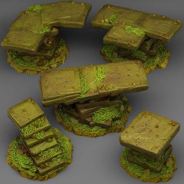 Fantastic Plants and Rocks FPR0178 AZTEC MODULAR BRIDGES