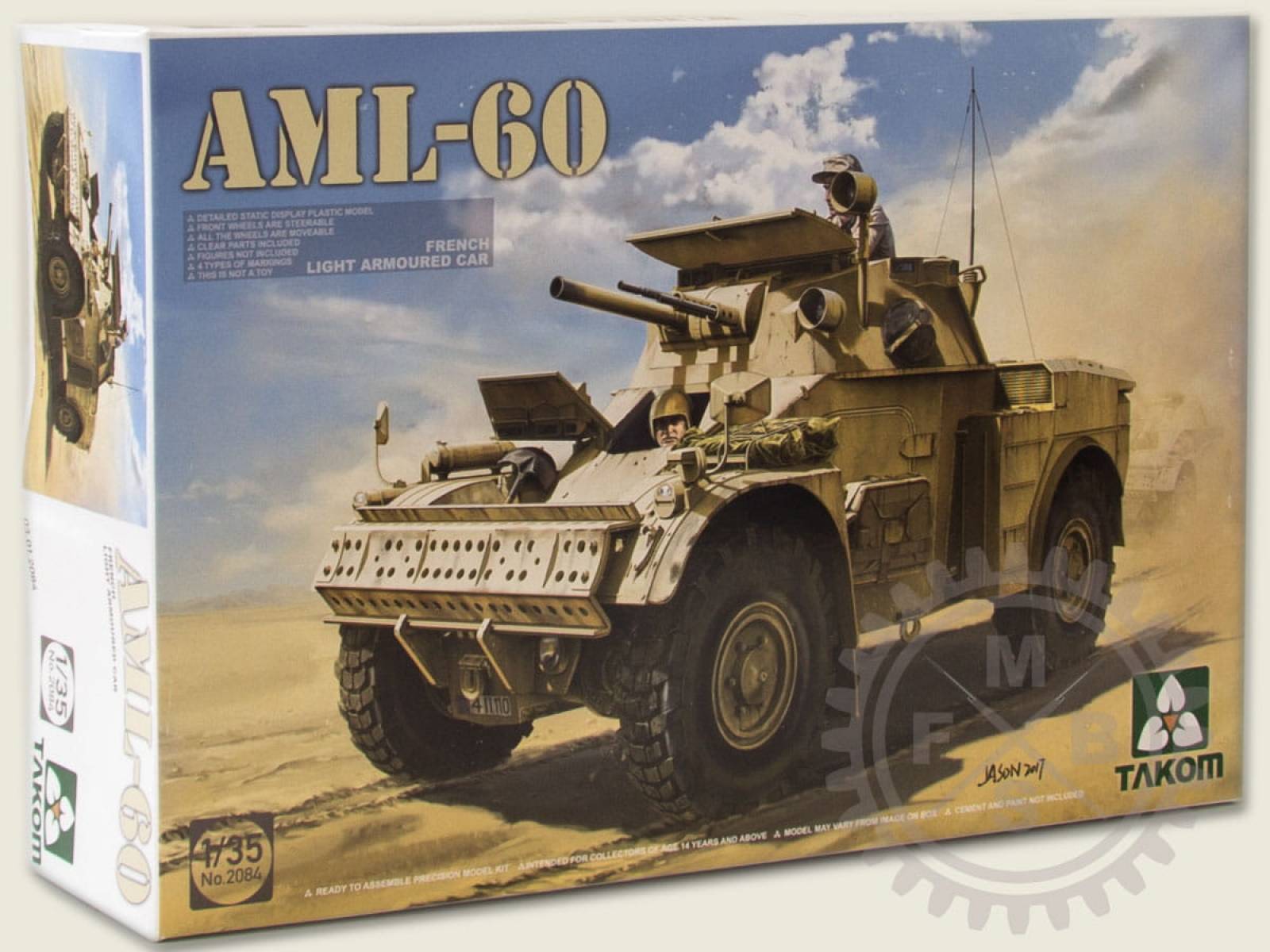 Takom Models TAKO2084 French Light Armoured Car AML-60 / 1:35