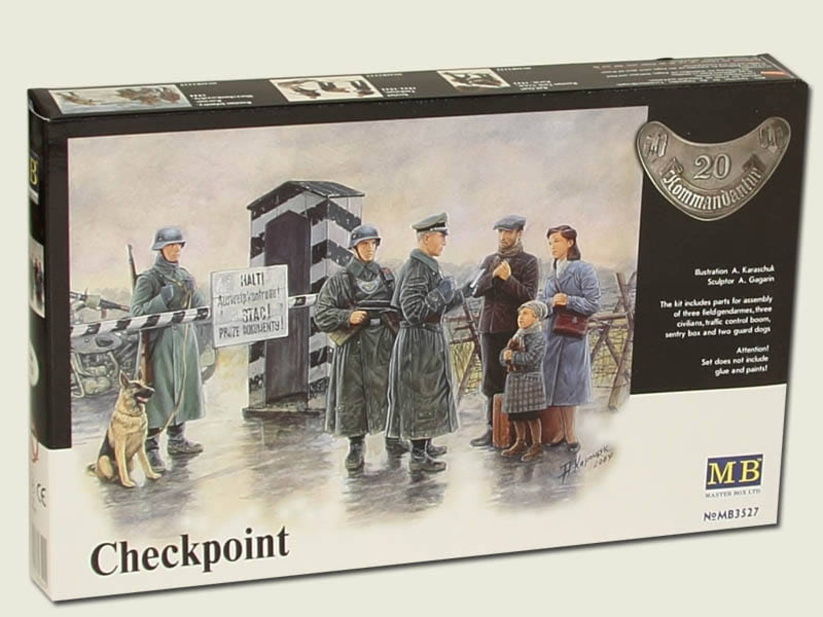 MB Master Box MB3527 German Checkpoint / 1:35