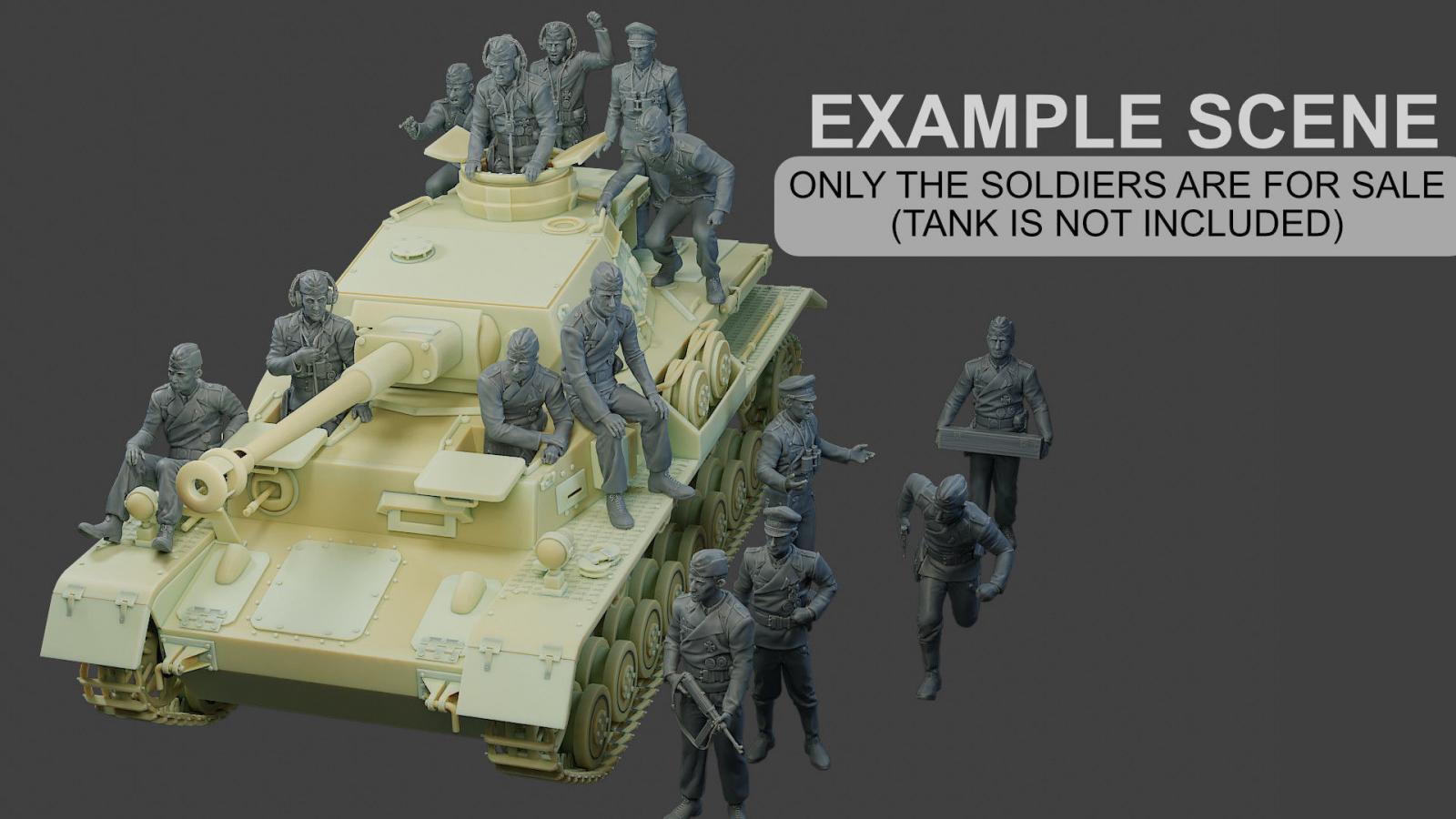 Artejaol Studios AJS0046 German Tank Crew WWII #4