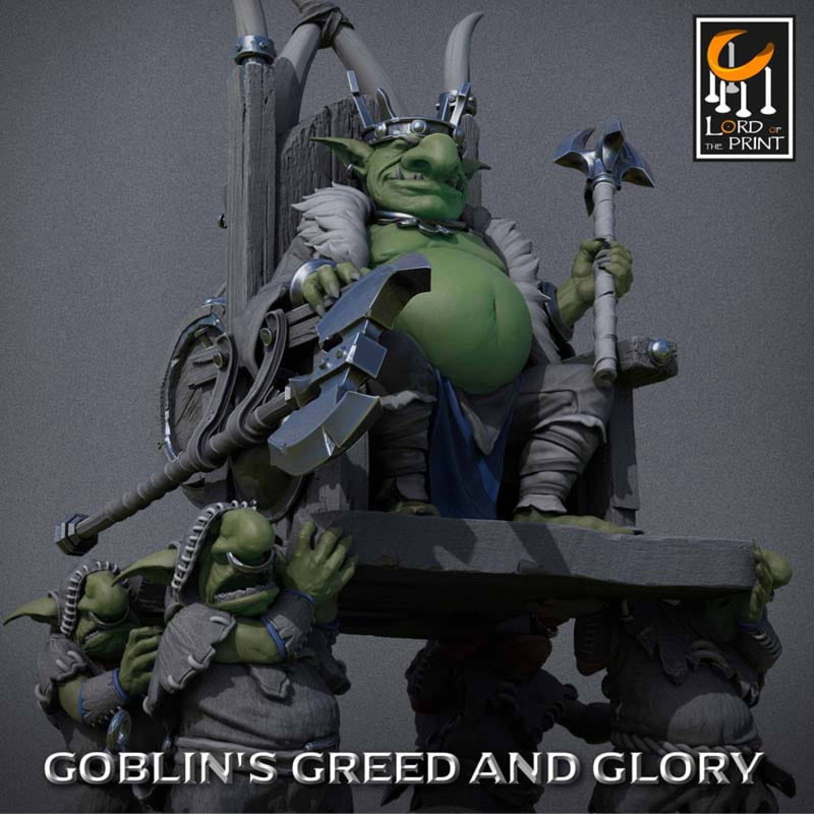 Rescale Miniatures LOP0244 Goblin King Throne Sit