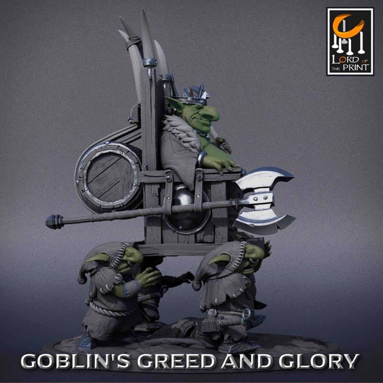 Lord of the Prints LOP0244 Goblin King Throne Sit