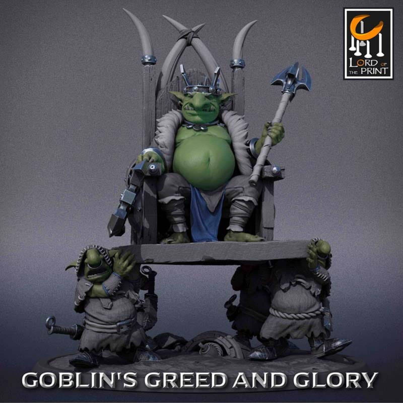 Lord of the Prints LOP0244 Goblin King Throne Sit
