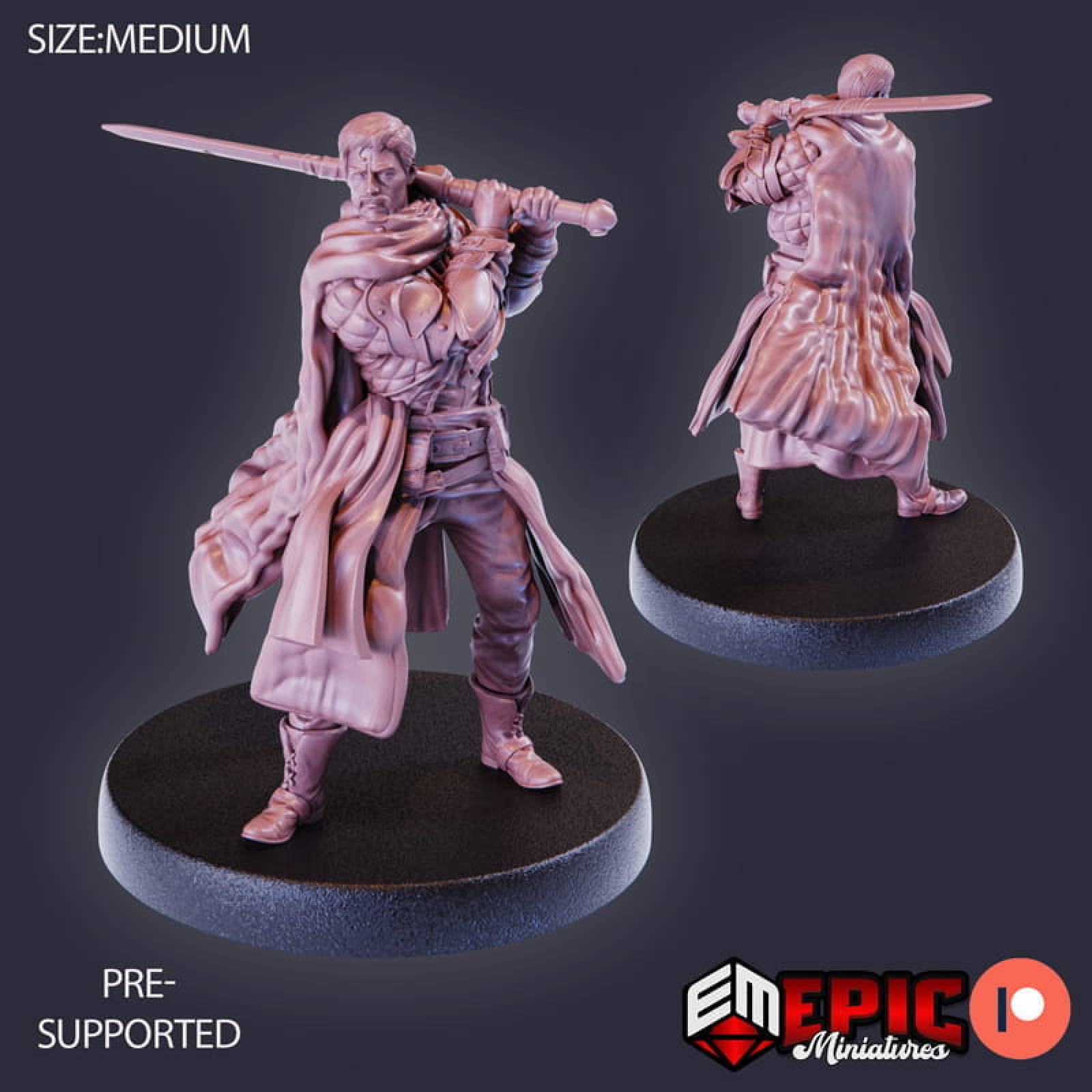 EPIC Miniatures EPIC1240 Guild of Thieves - Human Thief Sword