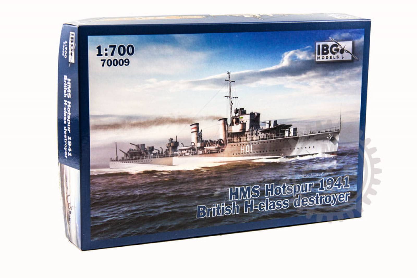 IBG Models IBG70009 HMS Hotspur 1941 British H-class destroyer / 1:700