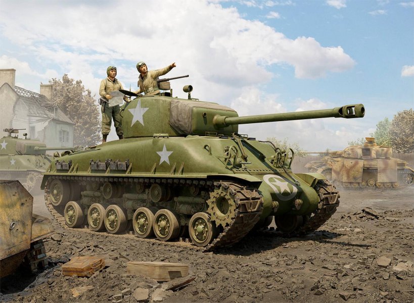 I love Kit ILO61618 M4A1E8 Medium Tank / 1:16