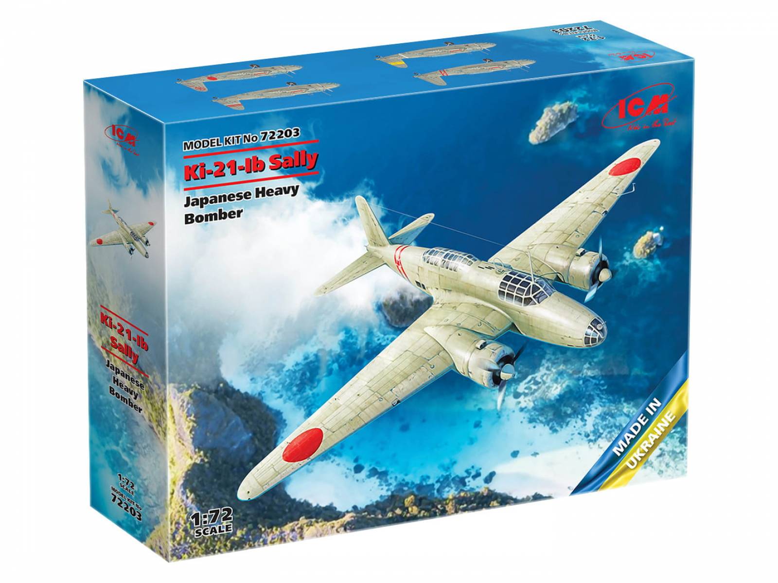 ICM ICM72203 Ki-21-Ib 'Sally', Japanese Heavy Bomber / 1:72