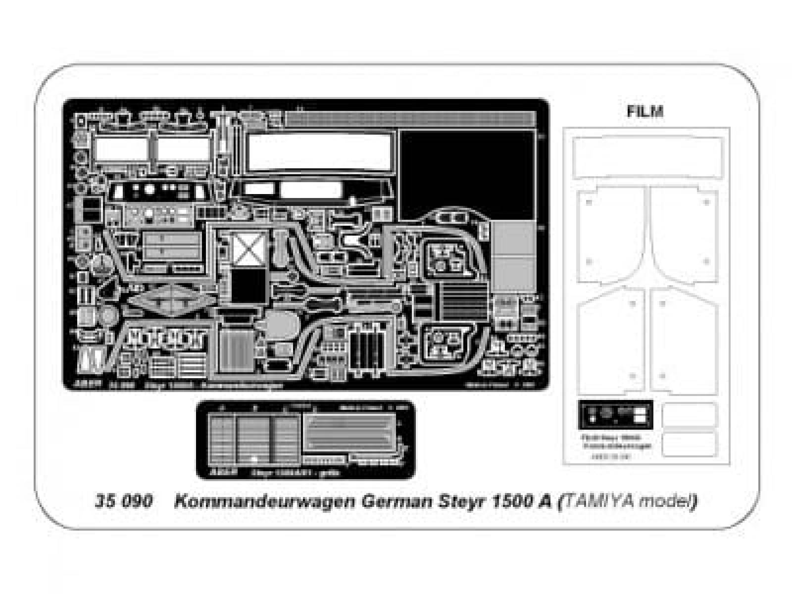 Aber Models AB35090 Kommandeurwagen German Steyr 1500 A / 1:35