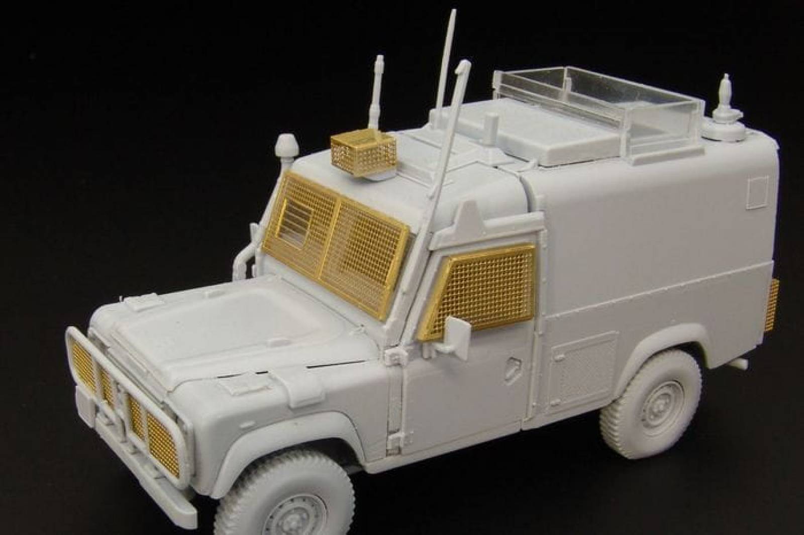 Hauler HLX48335 Land Rover Snatch grills/mesh - Airfix - / 1:48