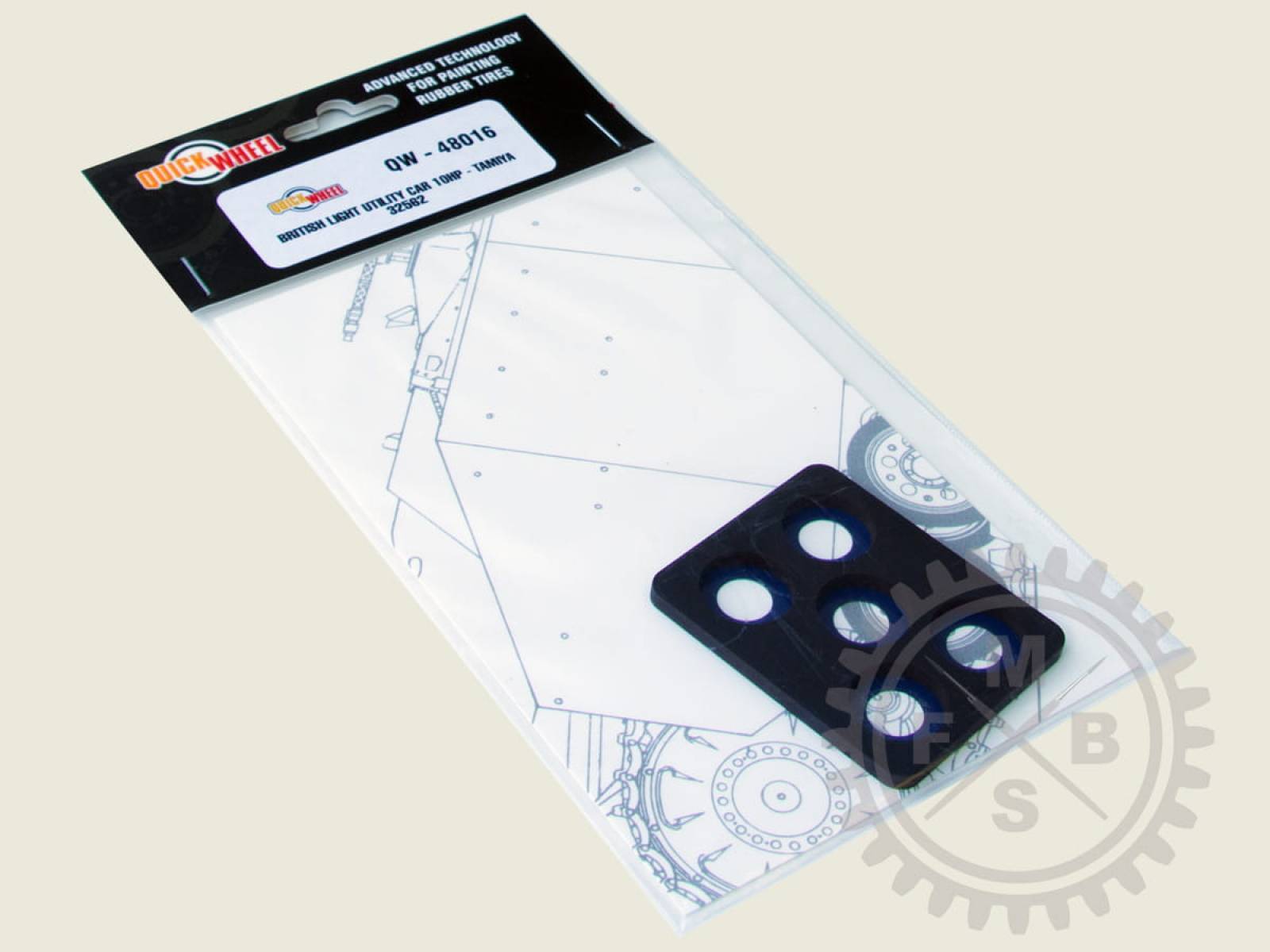 Quick Wheel Mask QW48016 Laufrollen Schablone British light Utility Car ...