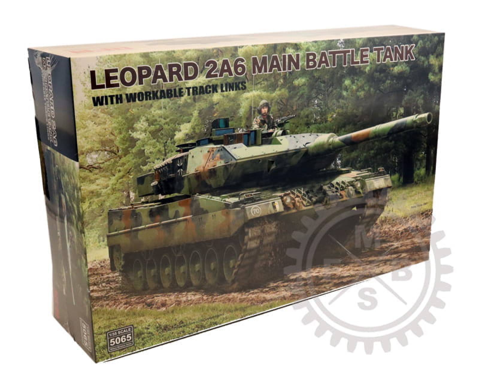 Rye Field Model RFM5065 Leopard 2 A6 with workable track / 1:35