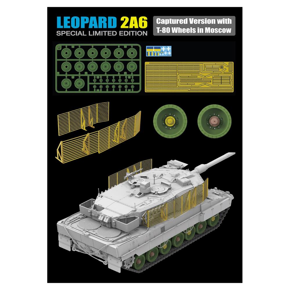 Rye Field Model RFM5114 Leopard 2A6 Captured Version with T-80 Wheels ...