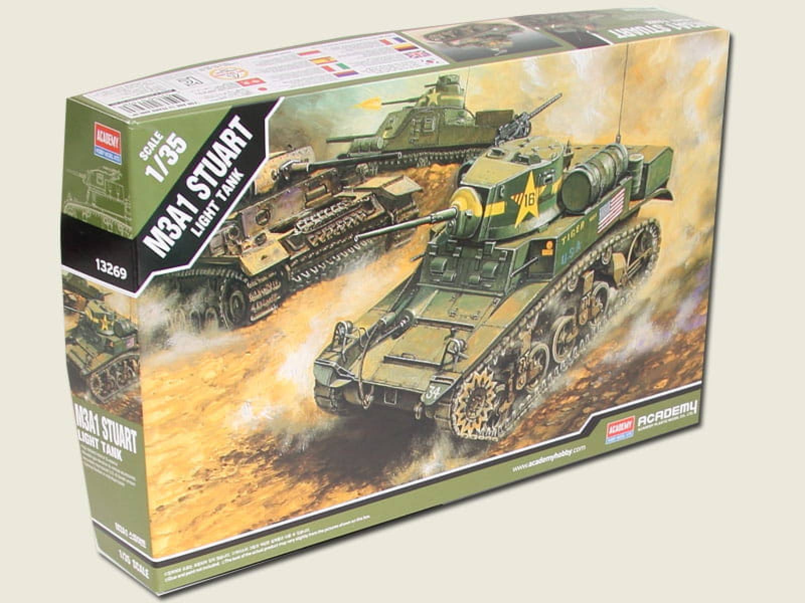 M3A1 Stuart Light Tank / 1:35 --> Der Sockelshop - Modellbaushop | Der Sockelshop - Modelling Shop