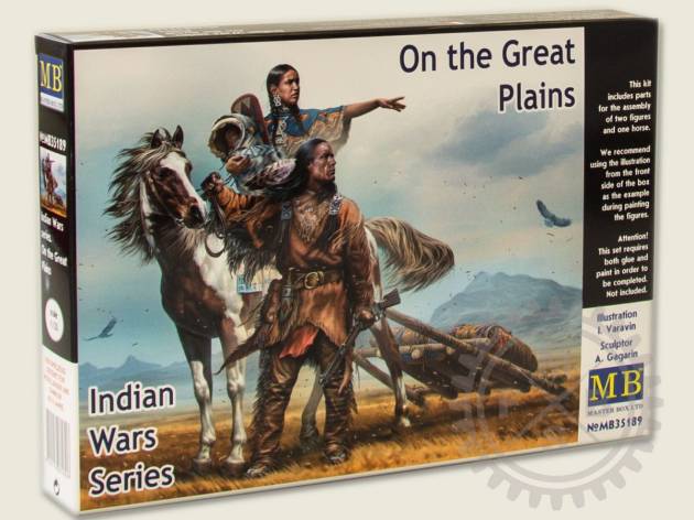 MB Master Box MB35189 On the Great Plains, Indian War Series / 1:35