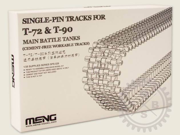 Meng Models ME-SPS029 Single-Pin Tracks for T-72 & T-90 Main Battle ...