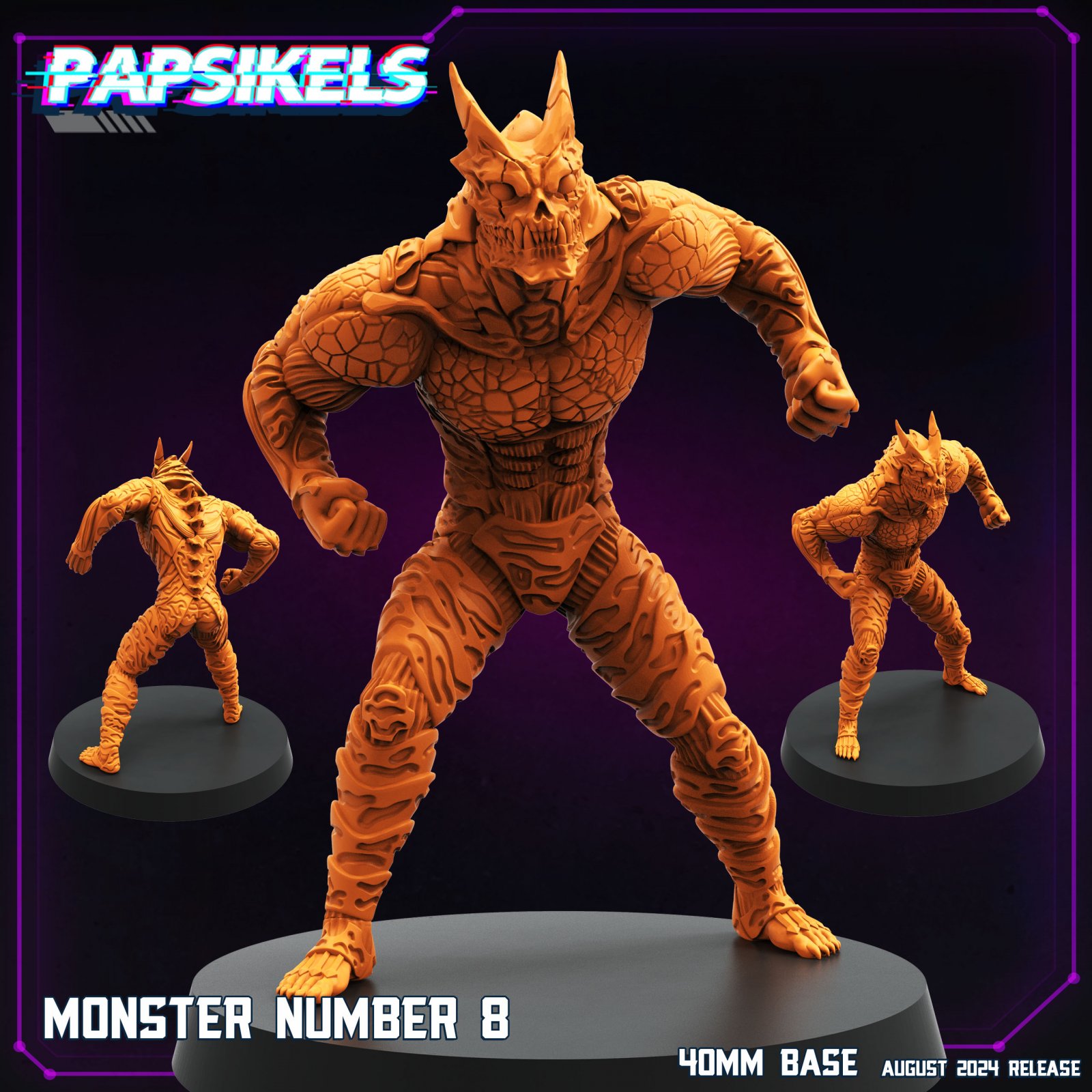 Papsikels Miniatures PAPS1660 MONSTER NUMBER #8