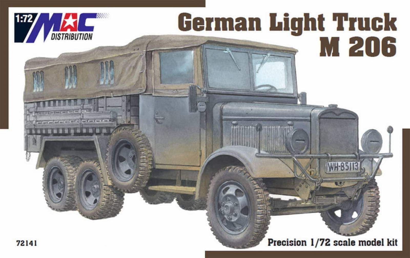 Magirus M 206 German Light Truck 'Soft Top' / 1:72 --> Der Sockelshop ...