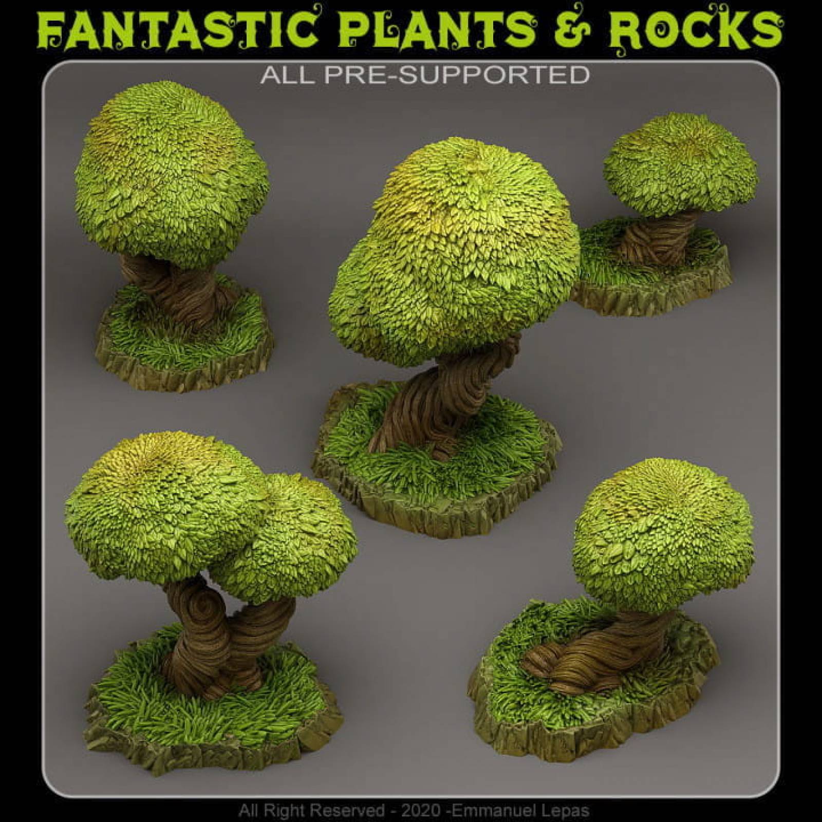Fantastic Plants and Rocks FPR0044 Majestic Enchanted Trees
