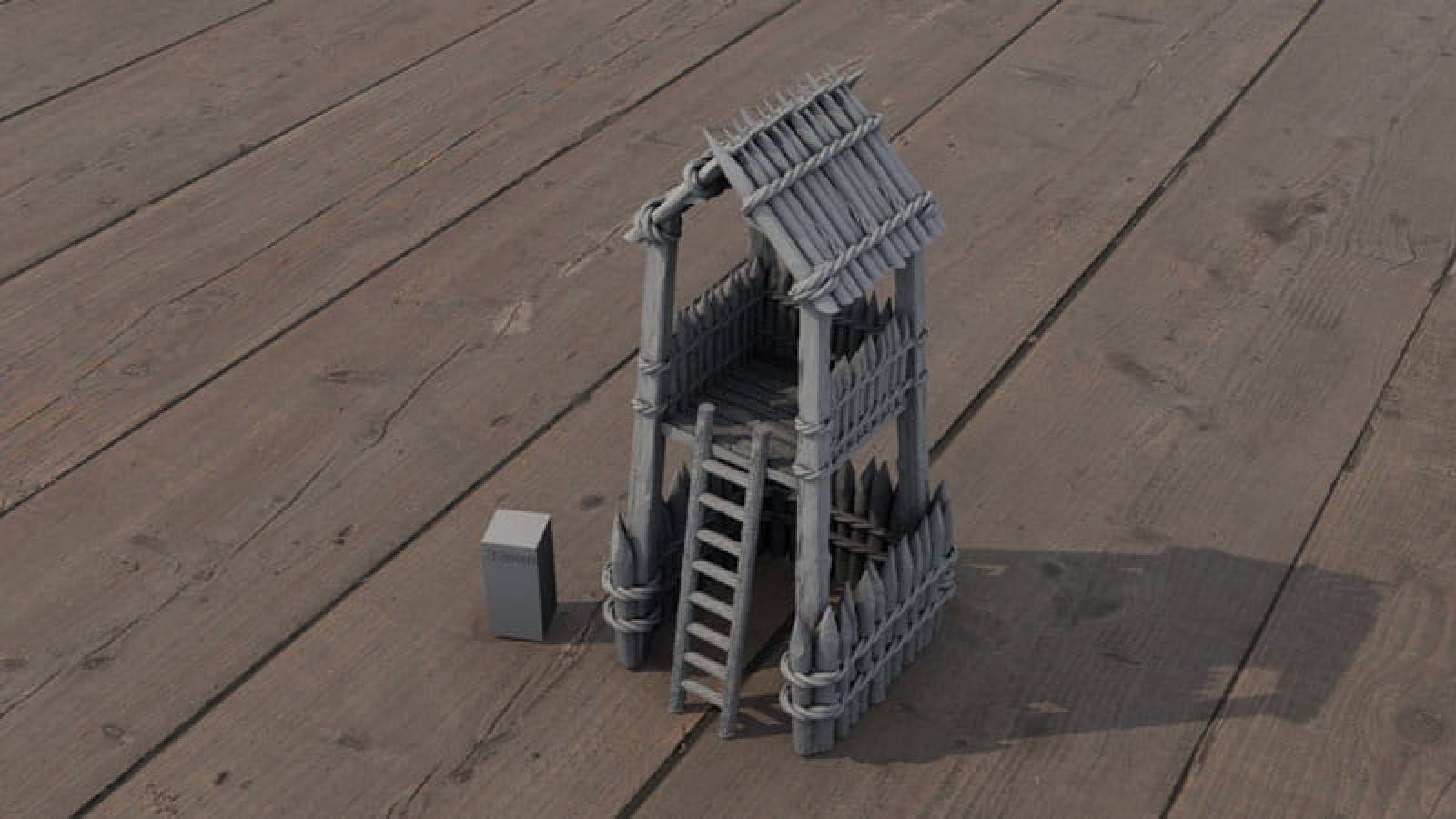 Black Magic Pixels BMP0005 Medieval Outpost