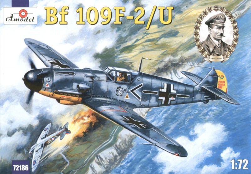 Amodel AMO72186 Messerschmitt Bf-109F-2/U / 1:72