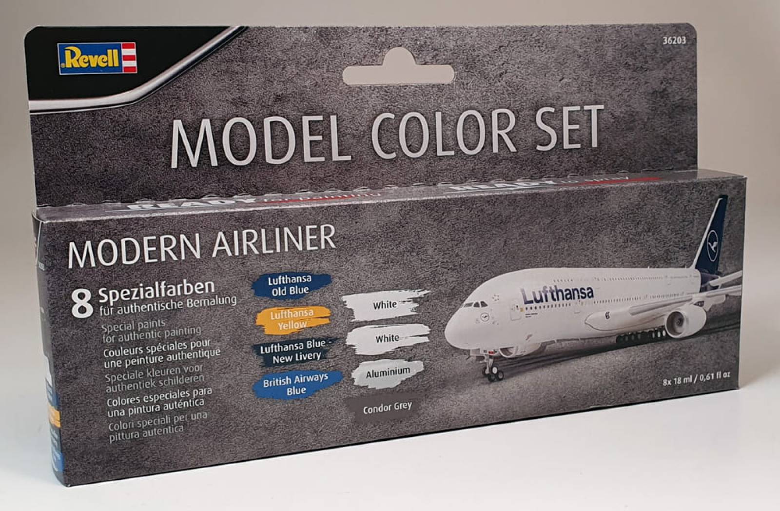 Revell REV36203 Model Color - Modern Airliner - Revell Modellbau-Farbe ...