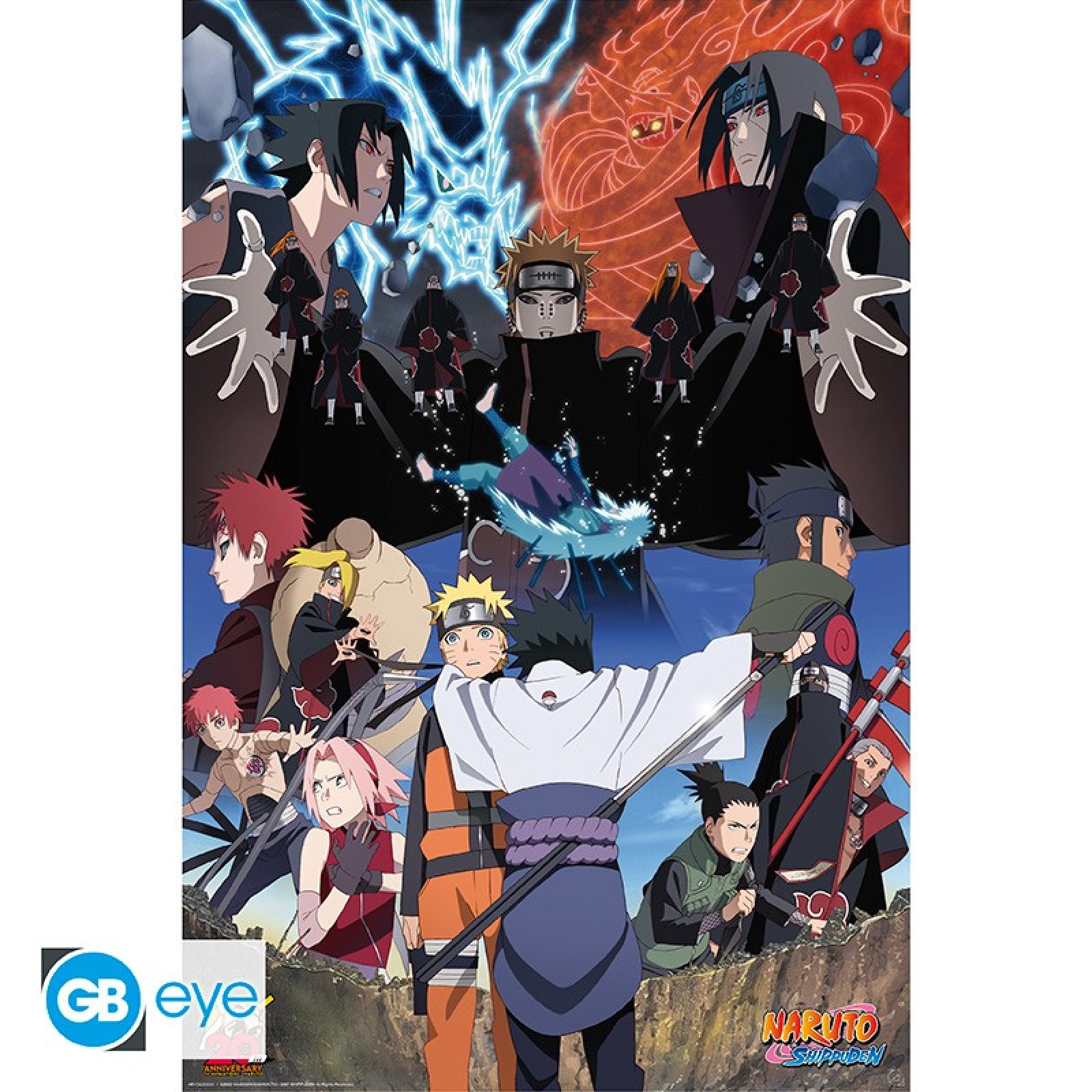 NARUTO SHIPPUDEN - Poster Maxi 91.5x61 - Rivals --> WAM Vechta - Der Sockelshop - Dein Modellbau ...