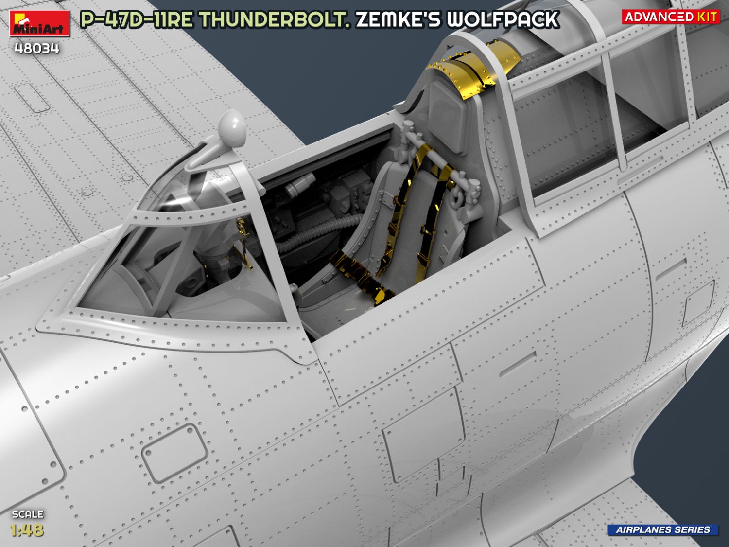 Miniart MN48034 P-47D-11RE Thunderbolt - Zemke's Wolfpack / 1:48