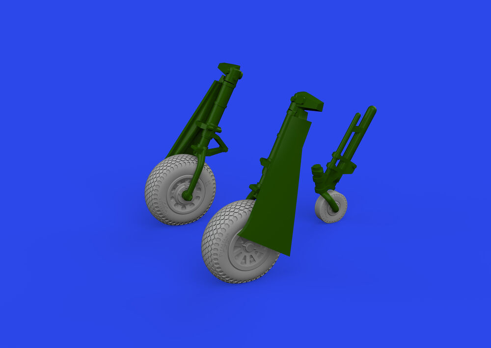 Eduard ED672368 P-51D WHEELS CROSS TREAD 1/72