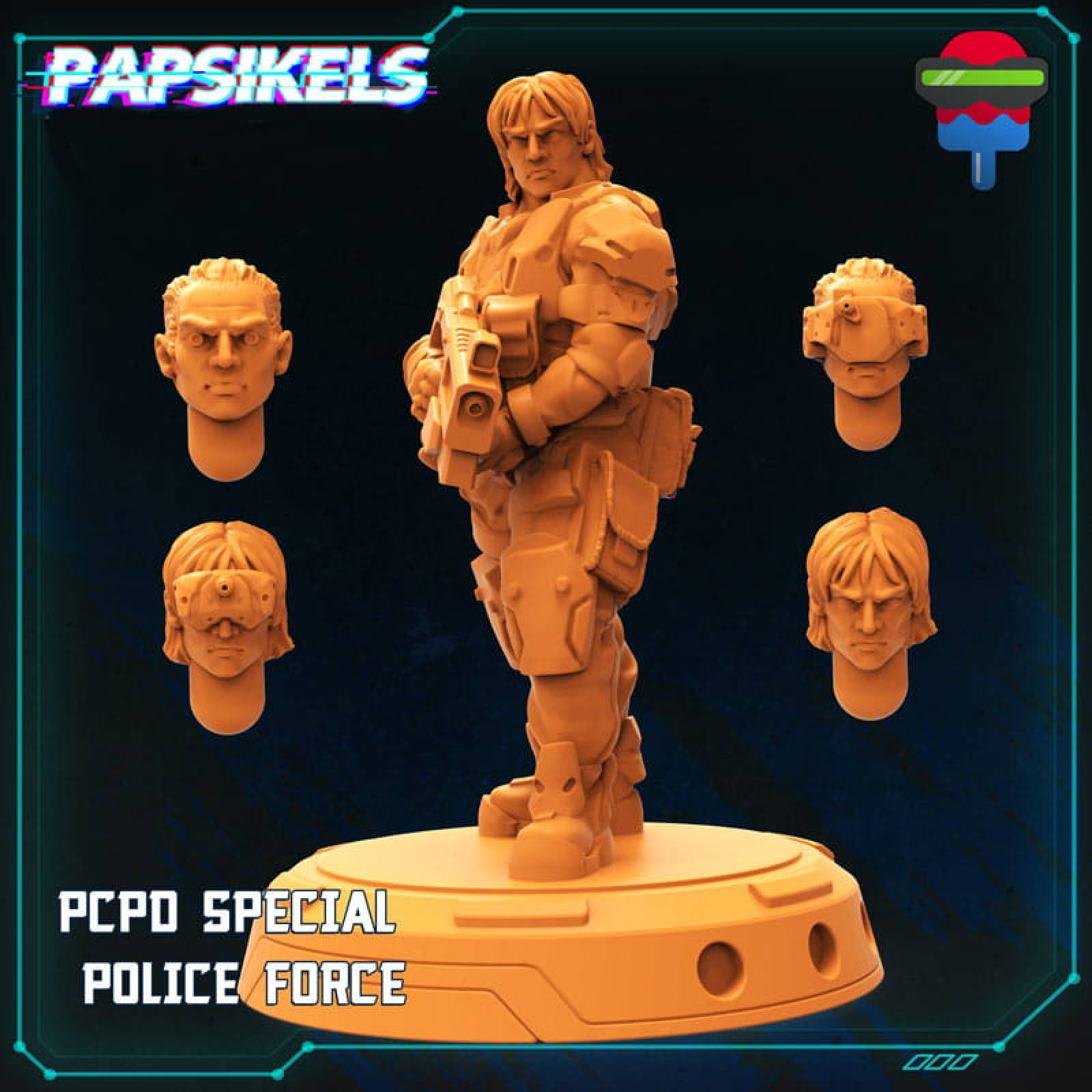 Papsikels Miniatures PAPS0232 PCPD Special Police Force
