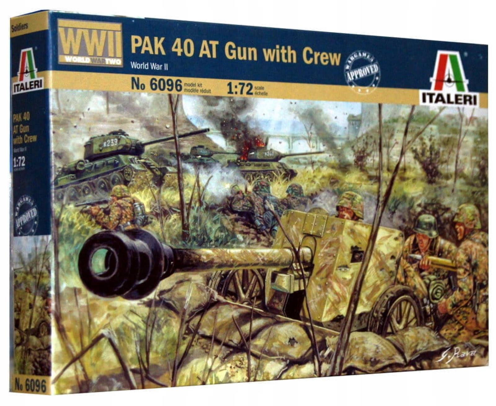 Italeri ITA06096 Pak 40 Antitank Gun