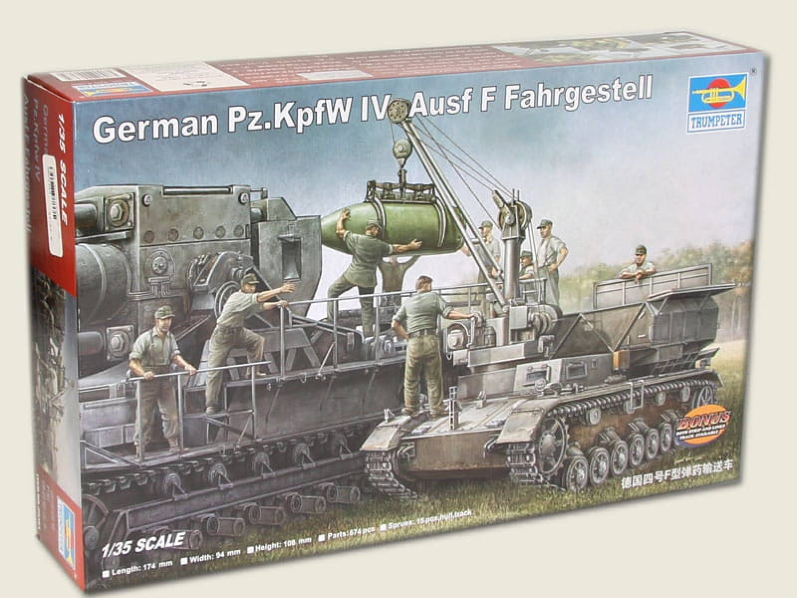 Trumpeter TRU0363 Panzer IV Ausf. F Fahrgestell / 1:35