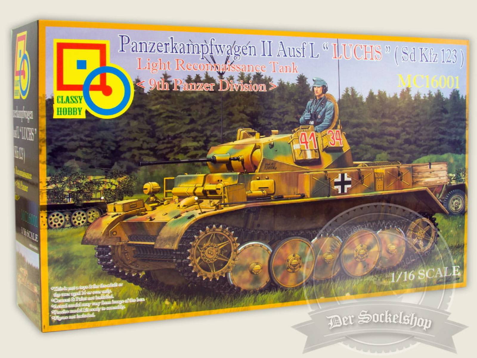 Classy Hobby MC-16001 Panzerkampfwagen II Ausf. L - Luchs (Sd. Kfz. 123 ...