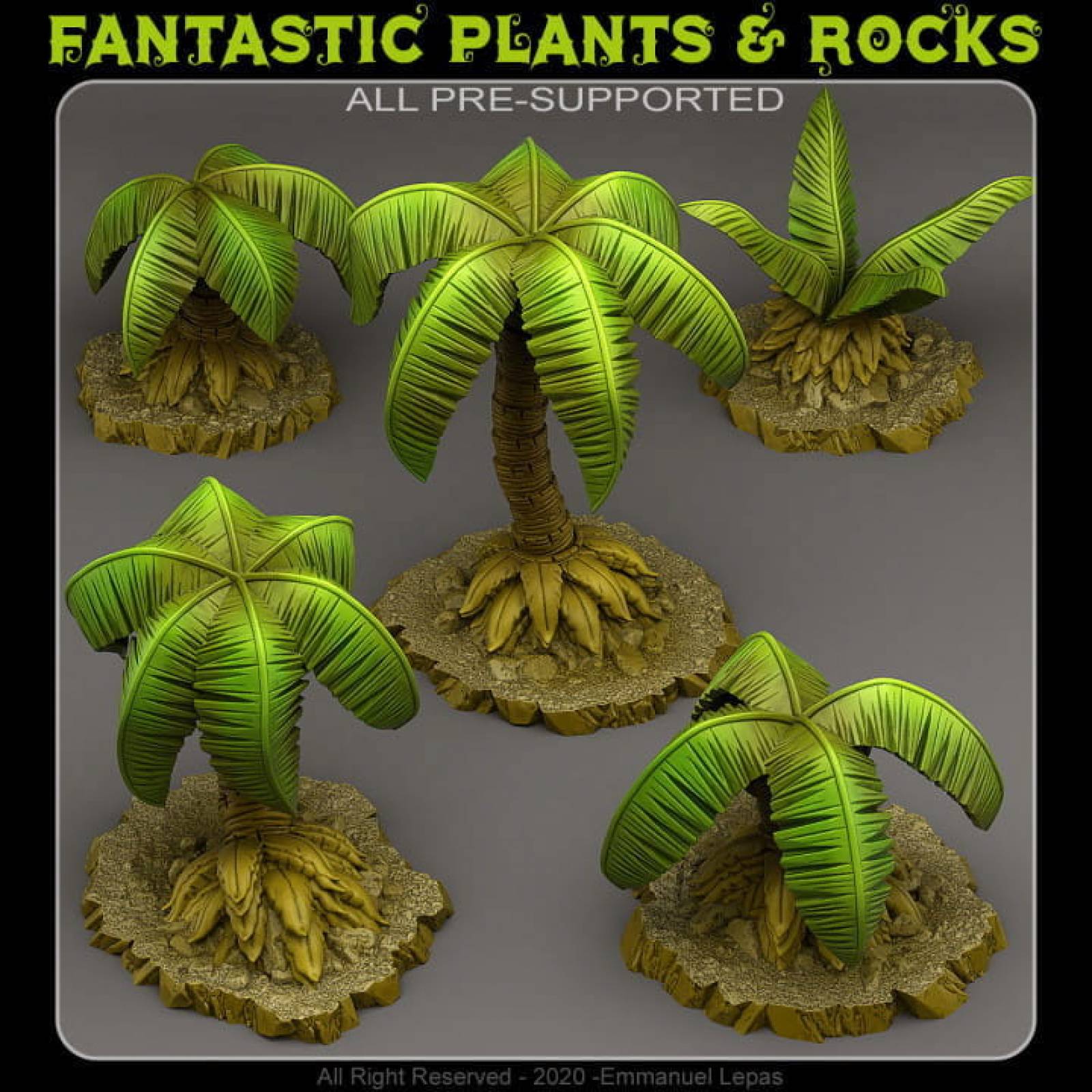 Fantastic Plants and Rocks FPR0048 Pirates Palm Trees