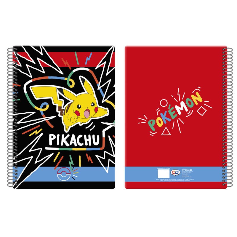 CYP Brands 8426842098999 Pokemon Pikachu A4 notebook