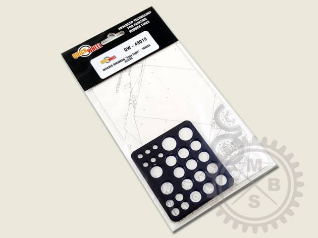 Quick Wheel Mask QW48019 Laufrollen Schablone: M4A3E8 Sherman Easy ...