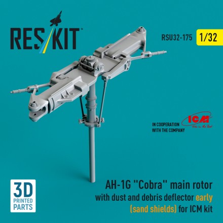 Reskit RSU320175 AH-1G 'Cobra' main rotor w/ dust&debris defl. / 1:32