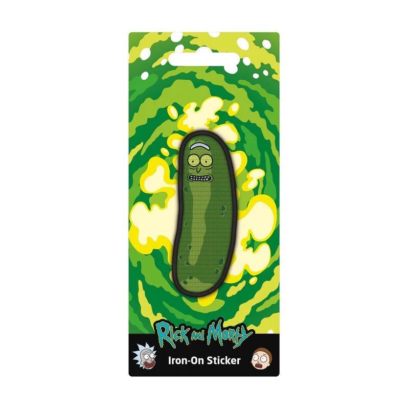 Rick + Morty Pickle Embroidery sticker