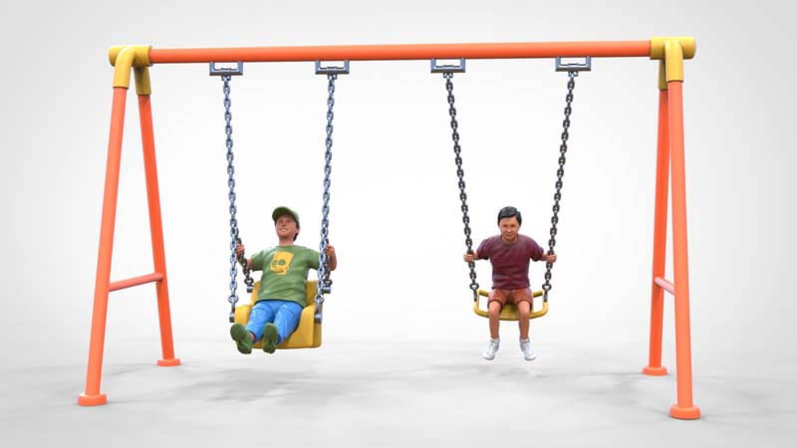 3DP Miniatures 3DPM0031 Rocking Childrens