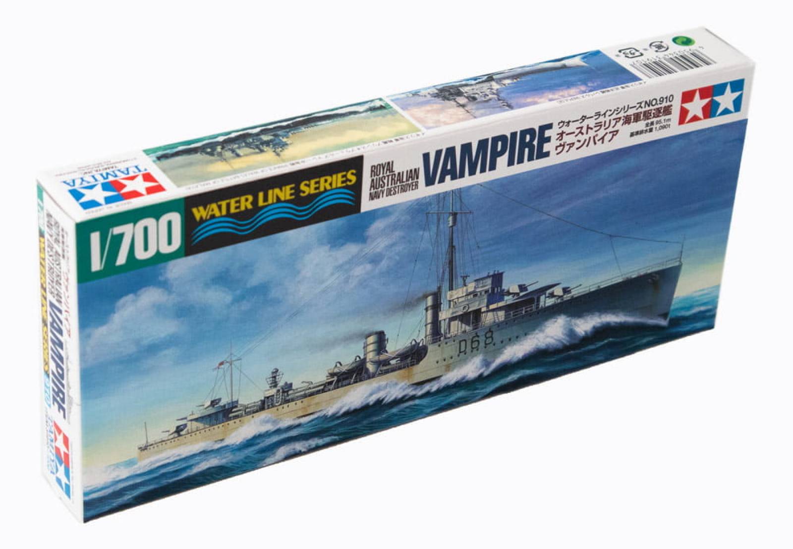 Tamiya TAM31910 Royal Australian Navy Destroyer Vampire / 1:700